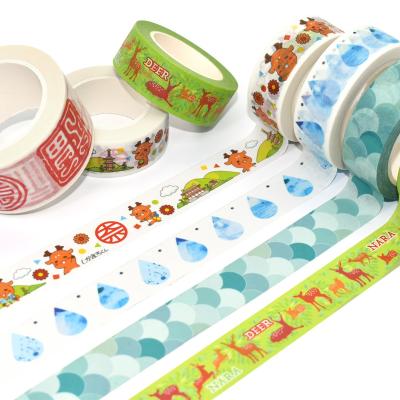 Cina Nastro impermeabile di CMYK Kawaii Washi per il pianificatore di Scrapbooking in vendita
