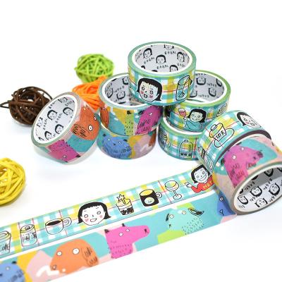 中国 工場Washiは注文ディスペンサーの印刷箱を置いた子供のためのWashiの保護テープを録音する 販売のため