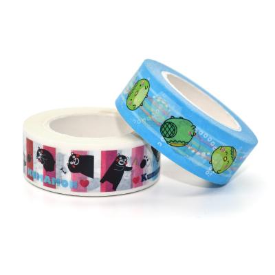 China Daisy Printed Custom Washi Tape moderna com Logo Masking Paper Tape feito sob encomenda à venda