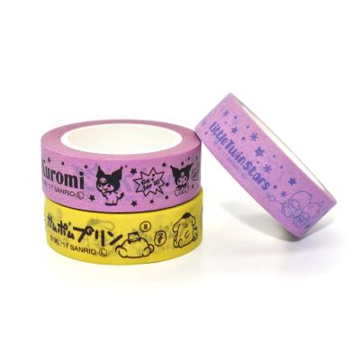 China Daisy Printed Custom Washi Tape moderna com Logo Masking Paper Tape feito sob encomenda à venda