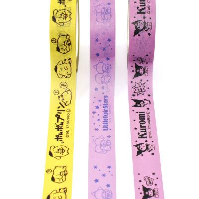 China Daisy Printed Custom Washi Tape moderna com Logo Masking Paper Tape feito sob encomenda à venda