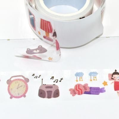 Cina L'abitudine all'ingrosso stampata su ordinazione del nastro di Kawaii Washi fa il nastro di Washi della decorazione in vendita