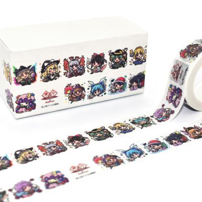 Cina Colorful DIY Scrapbook Japanese Washi Paper Custom Waterproof Masking Washi Tape in vendita