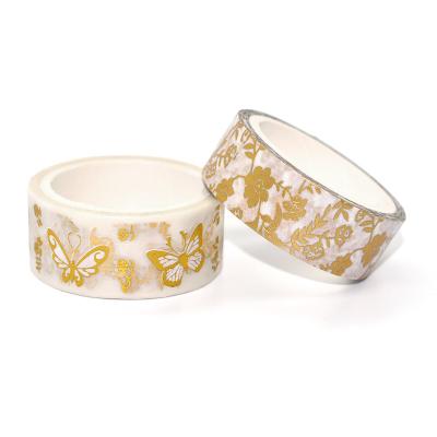 Cina Custom Design Own Waterproof Washi Tape Printed Silver Or Gold Foil Washi Tape in vendita