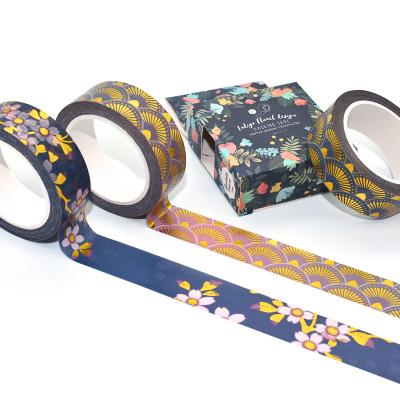 Cina L'oro sventa Washi l'abitudine del nastro che ha stampato la decorazione di serie di cassette di 50 Rolls in vendita