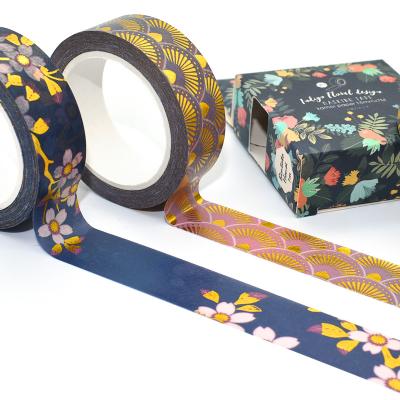 Cina L'oro sventa Washi l'abitudine del nastro che ha stampato la decorazione di serie di cassette di 50 Rolls in vendita