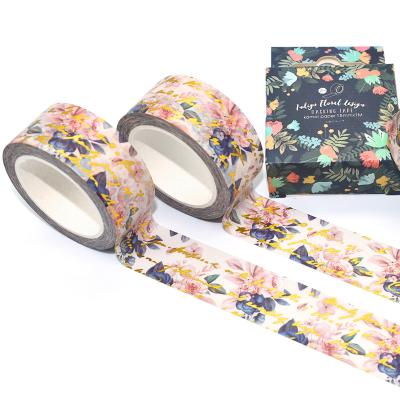 Cina L'abitudine rende ad album per ritagli stampato i nastri olografici di Washi della cancelleria di Kawaii della stagnola in vendita