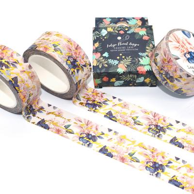 Cina Custom Design Your Own Washi Tape Printed Colored Gold Foil Washi Tape in vendita