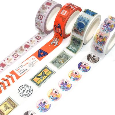 Cina L'abitudine adesiva di progettazione decorativa scrivibila di DIY ha stampato il nastro di mascheramento di Washi in vendita