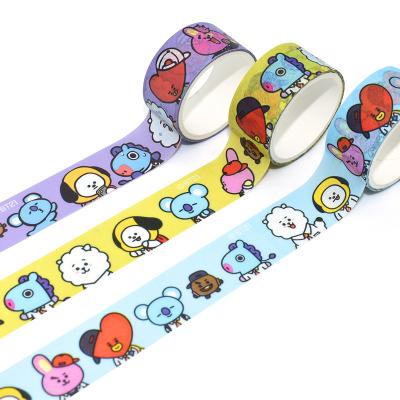Cina L'abitudine stampata su ordinazione del nastro di Kawaii Washi fa il nastro di Washi della decorazione in vendita