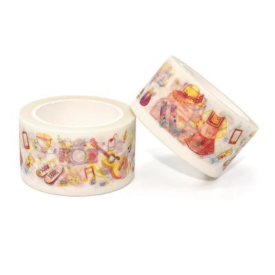 Cina L'abitudine del nastro di Washi ha stampato il nastro protettivo colorato di nastro di carta giapponese blu in vendita