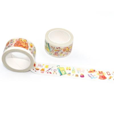Cina L'abitudine del nastro di Washi ha stampato il nastro protettivo colorato di nastro di carta giapponese blu in vendita