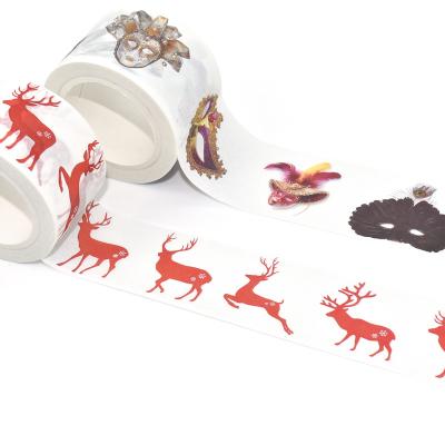 Cina Colorful DIY Washi Paper Tape Custom Printed Writable Masking Washi Tape in vendita