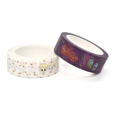 Cina Custom Printed Design Your Patterns Decorative Phone Or Scrapbook Masking Washi Tape in vendita