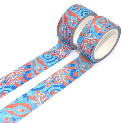 Cina Printed Waterproof Adhesive Self Masking Washi Tape For Decoration in vendita
