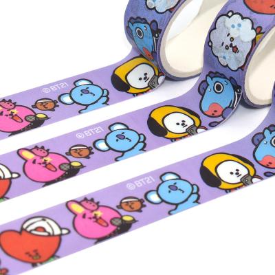 Cina L'abitudine stampata su ordinazione del nastro di Kawaii Washi rende il nastro Washi di Washi della decorazione di nastro di carta in vendita