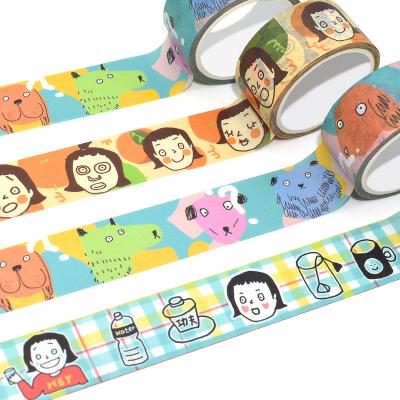 Cina Il nastro adesivo acrilico di carta giapponese Washi di Kawaii Washi incarta il nastro di Washi di Natale del nastro protettivo in vendita