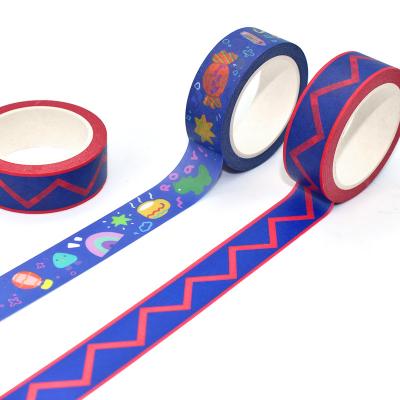 Cina Kawaii stampato su ordinazione Washi giapponese singolo Sid Masking Tape impermeabile di carta in vendita