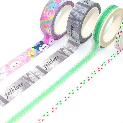 Cina Il nastro decorativo giapponese su ordinazione di Washi ha stampato il nastro di mascheramento di Washi in vendita