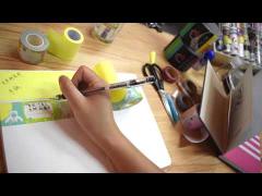 custome make washi paper tape fresh fruits patterns with logo masking tape