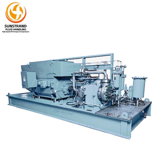 Quality HMP 5000 Overhung Impeller Integrally Geared Pumps Multi Stage Section View for sale