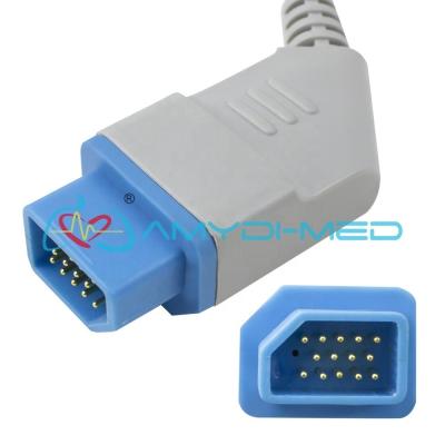 China 15 Pin Nihon Kohden Oxima Pulse Spo2 Sensor 3 Meter SpO2 Probe for sale