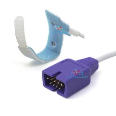 China 0.9M Pulse Oximeter Disposable Sensor Medical Alcohol Disinfecting 9Pin DS-100A 1 Meter for sale