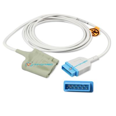 China GE SpO2 Pulse Oxima 11pin Sensor Cable for Class II Heart Rate Monitoring for sale