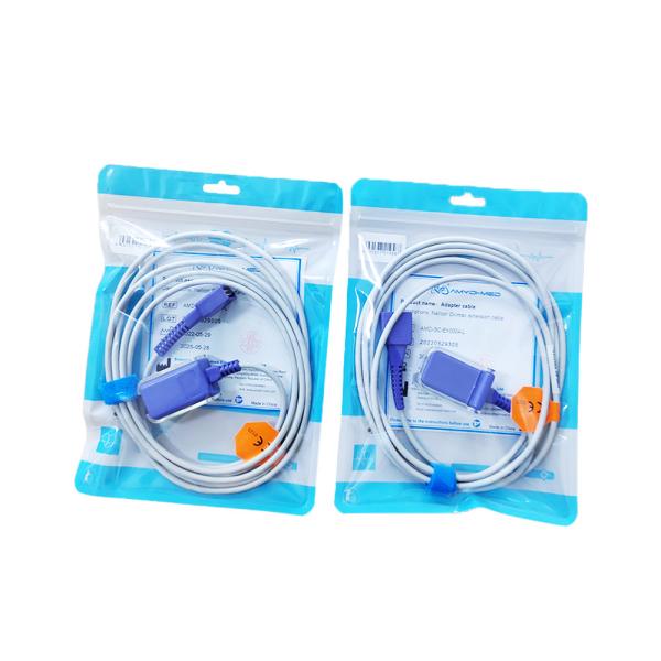 Quality 7 Pin SpO2 Pulse Oximeter Cables 1 Meter Spo2 Sensor Cable Easy Installation for sale