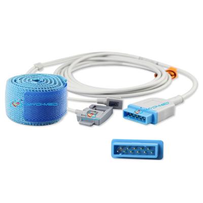 China 11 Pin GE B650 Spo2 Sensor Spo2 Oxygen Sensor Reusable Finger Clip for sale