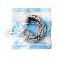 China 2.4 Meter 3-Lead ECG Cable for Mindray - TPU Medical Cable with ISO 13485 Certification for sale