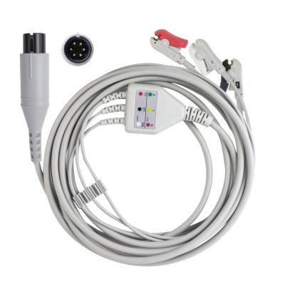 China Compatible NIHON KONDEN MINDRAY COMEN 8000E  ECG Patient Cable for sale