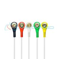 China 5-Lead ECG Cable for GE Edan Nihon Kohden - 2.4m TPU Medical Cable with 1 Year Warranty for sale