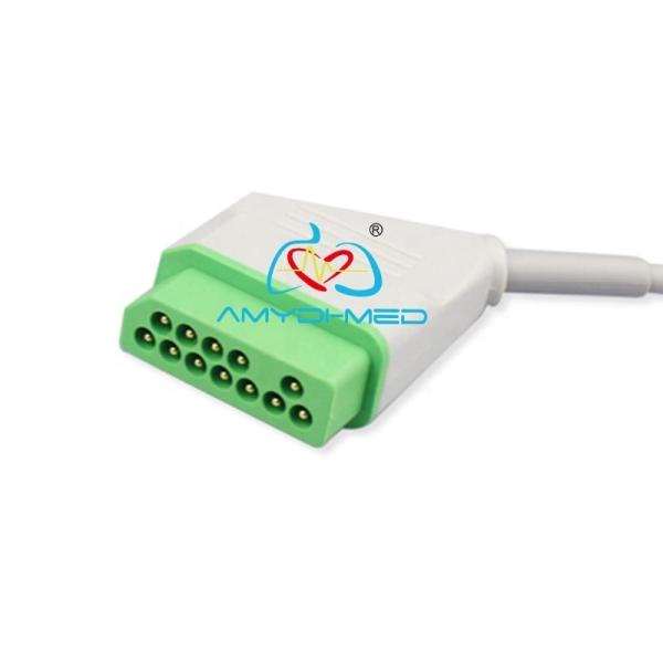 Quality Quick Connect Ge 5 Lead Ecg Cable Non Interfering Material Safety Customization for sale