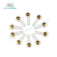 China ECG Snap Connector Adapters - White Plastic & Metal Medical Grade with 12 Month Warranty for sale