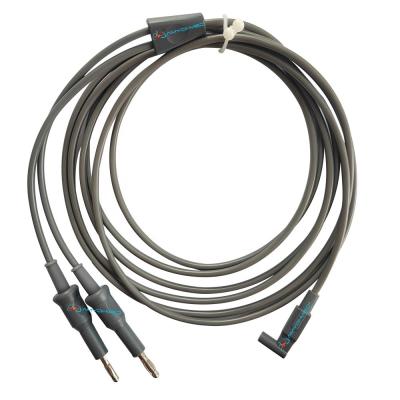 China Reusable Silicone Patient Plate Cable with 4.0mm Banana Plug for ESU handpiece control for sale
