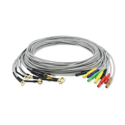 China Medical Materials Reusable Eeg Electrodes 12 Leads Eeg Ear Clip Electrodes for sale