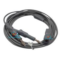 China Reusable Silicone ESU Cable for Bipolar Forceps 3.0m Length Gray for sale