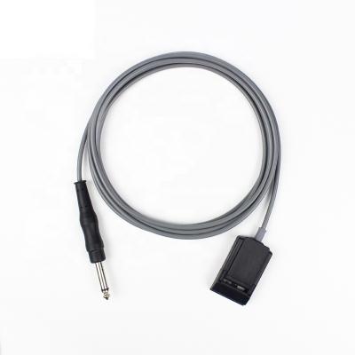 China Soft Silicone Reusable Electrosurgical Cable 3000MM Length for Clinic and Hospital Medical Use for sale