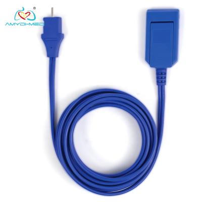 China Disposable ESU Cable 3.0m Length Silicone PVC Material Electrosurgical Cable for Clinic Use for sale