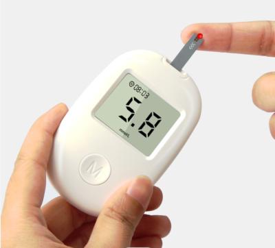 China Teveik Safe Finger Pulse Oximeter 0.7μl  Electronic Digital Blood Glucose Meter for sale