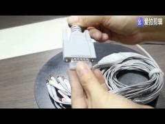 fukuda oem ekg ecg cable denshi fx-2111 fx-3010 fx-4010 fcp-2155 10 lead ecg cable