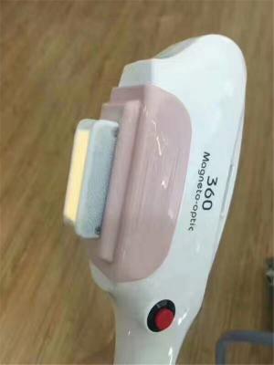 China New 360 magneto-optical handle permanent hair removal device special handle beauty instrument opt gun head for sale