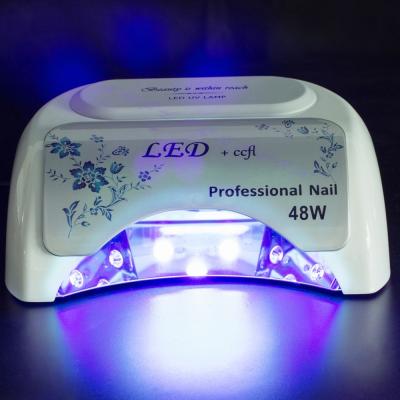 China 2017 new design 48w Automatic nail dryer machines UV+LED of dual-use high-power efficient induction up grades for sale