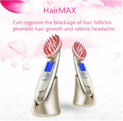 China 2017 the latest all-round hair comb health 3-1 laser LED electric Meridian Brush Massage germinal Instrument hairbrush for sale