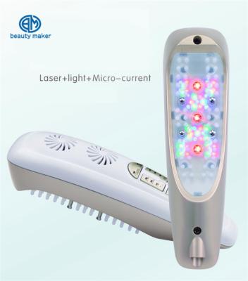 China 2017 the latest all-round hair comb health 3-1 laser LED electric Meridian Brush Massage germinal Instrument hairbrush for sale