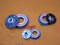 China Single Disc 85W 266.5mm Outer Diameter Electromagnetic Clutch Brake for sale