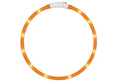 中国 USB再充電可能なLEDのドッグ カラー6色の天候抵抗力があるペット プロダクト 販売のため