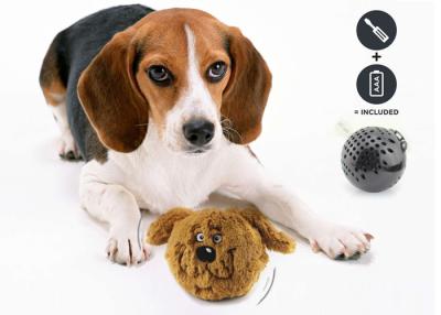 China Interactive Shaking Bouncy Plastic Dog Balls Auto Bounce / Squeak For Entertaining for sale