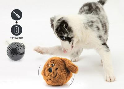 China Entertaining Jumping Plastic Dog Balls Toys With Auto Bounce / Squeak for sale